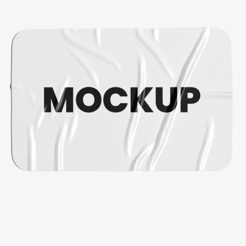 Crumpled Stickers Mockup Set | MasterBundles