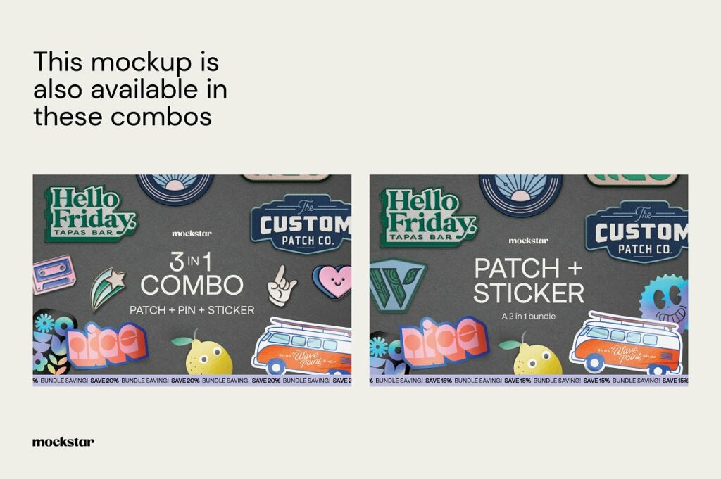 Custom Shape Sticker Mockup – MasterBundles