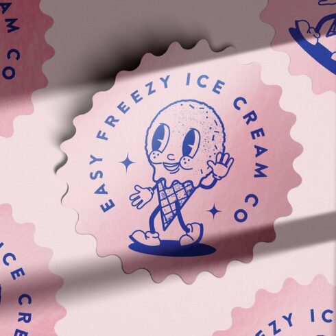 Custom Shape Sticker Mockup | Master Bundles