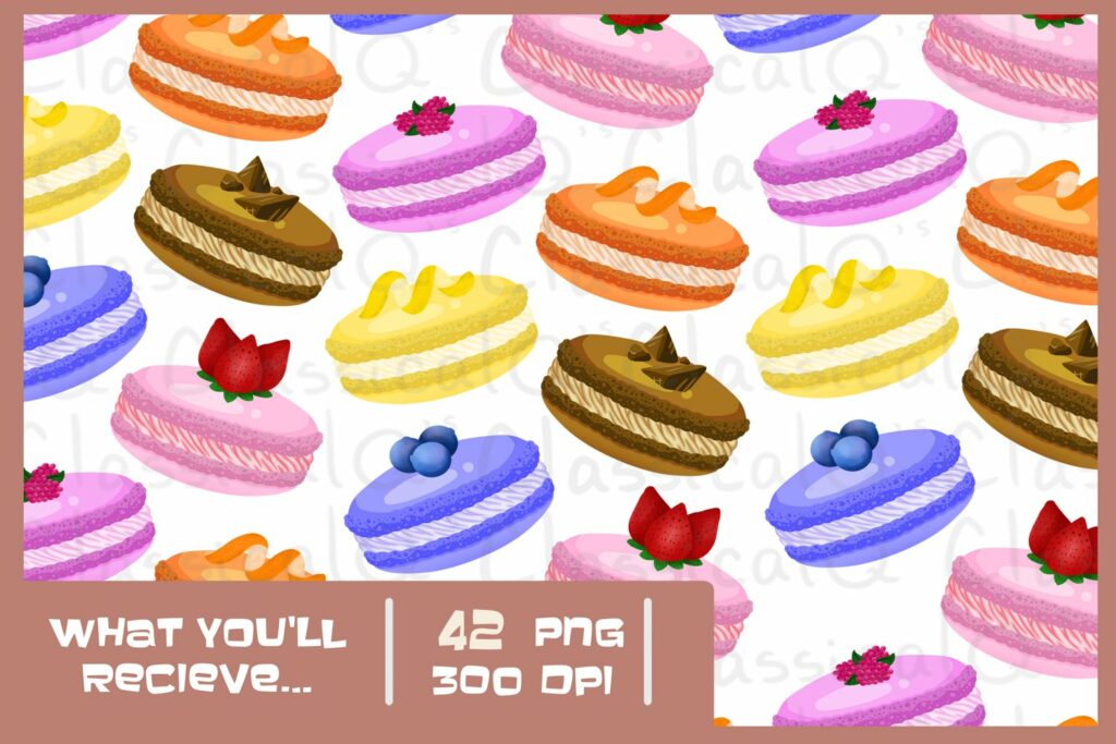 French Macarons Clip Art – MasterBundles