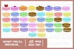 French Macarons Clip Art | Master Bundles