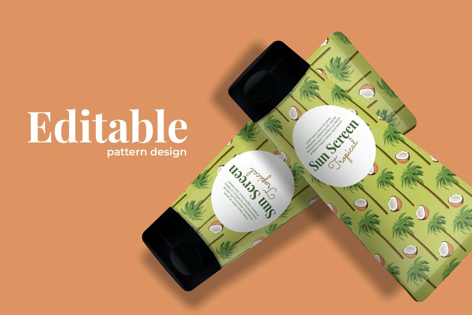 Palm Coconut Seamless Pattern – MasterBundles