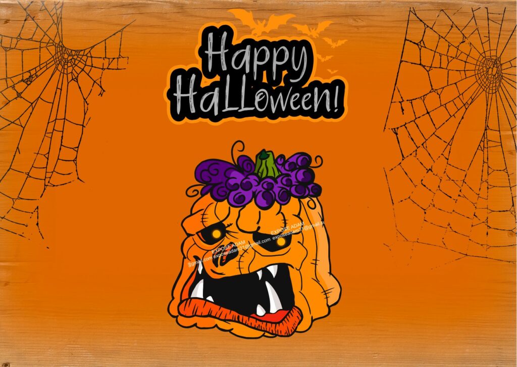 Halloween Pumpkin Bundle - 5 Designs - MasterBundles