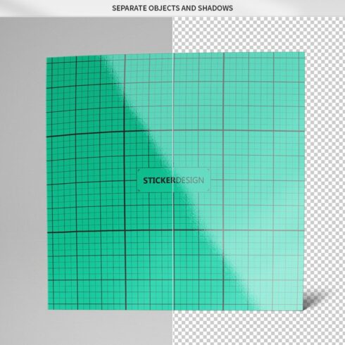 Die Cut Stickers Mock-Up | Master Bundles