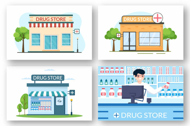11 Drug Store Illustration - MasterBundles