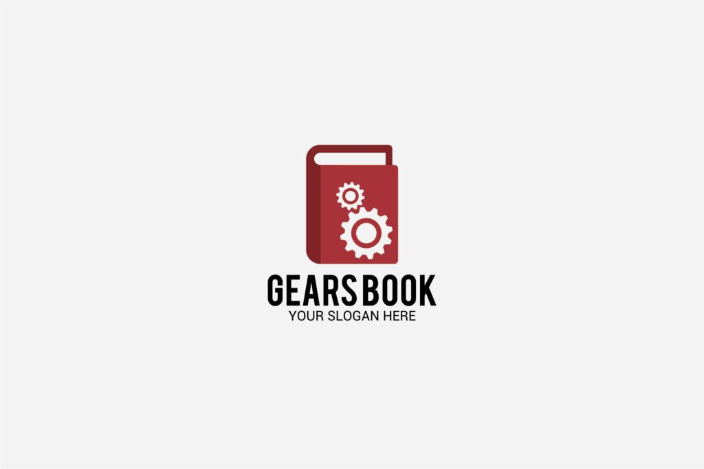 Gears Book Logo – MasterBundles