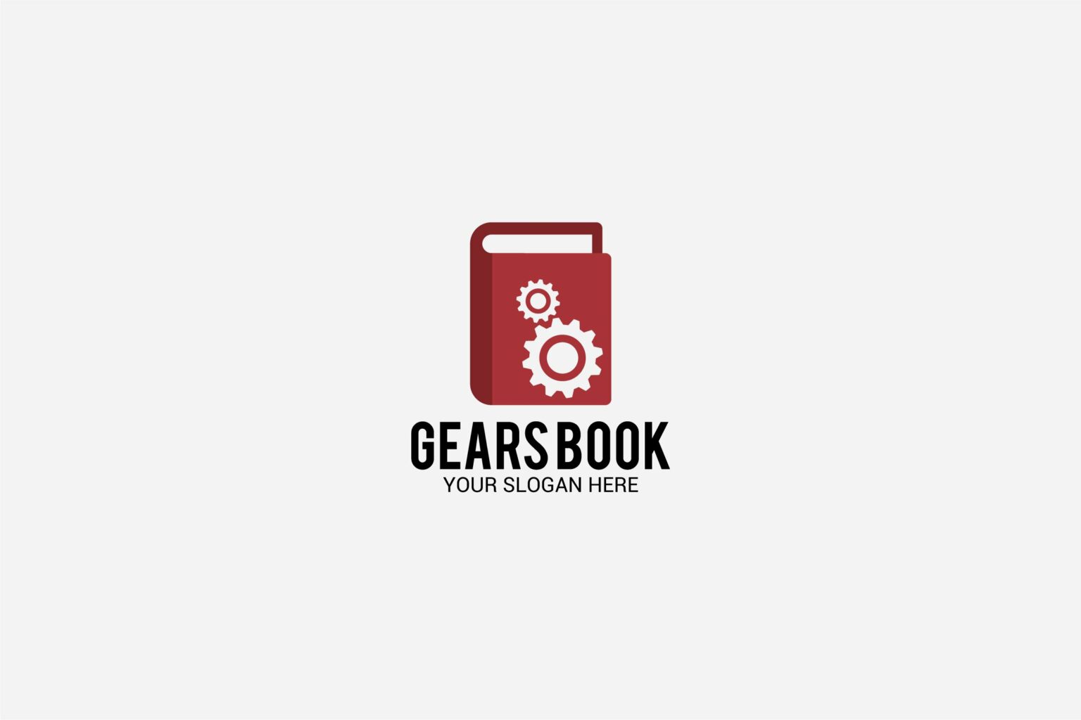 Gears Book Logo – MasterBundles