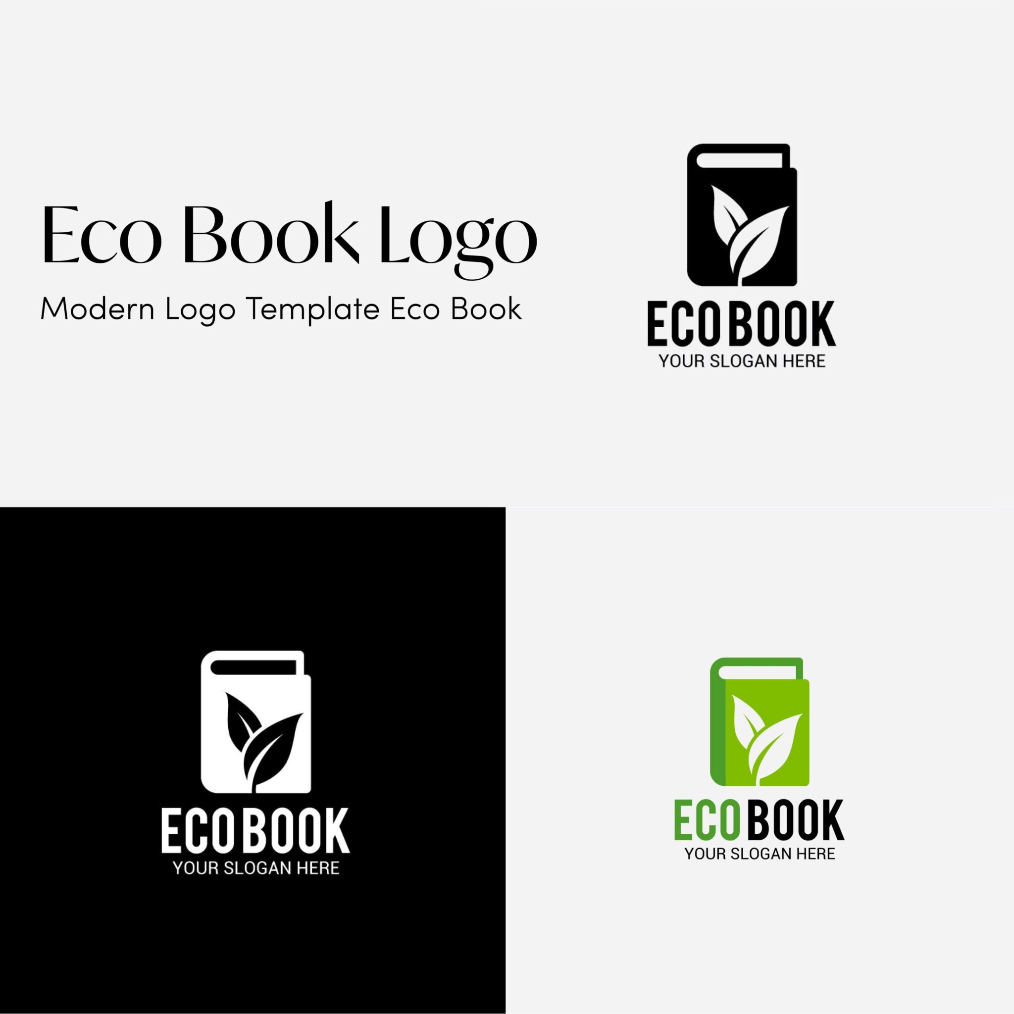 Eco Book Logo – MasterBundles