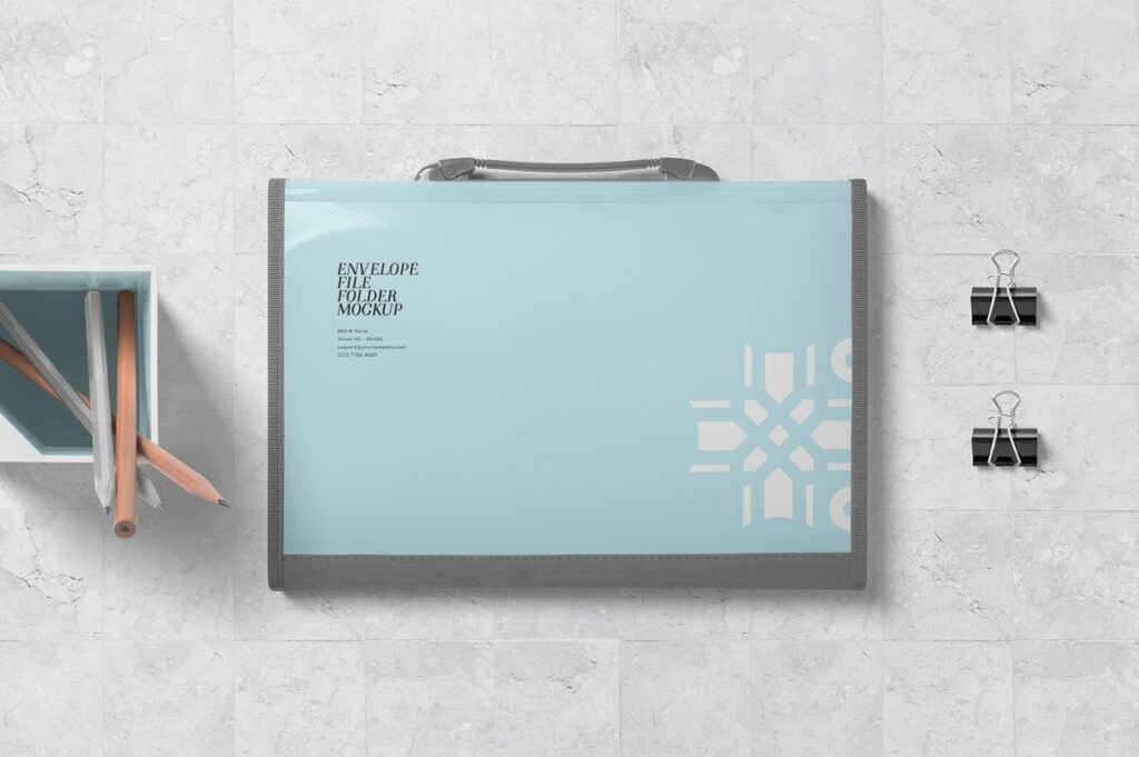 Envelope File Folder Mockups – MasterBundles