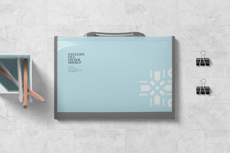 Envelope File Folder Mockups – MasterBundles