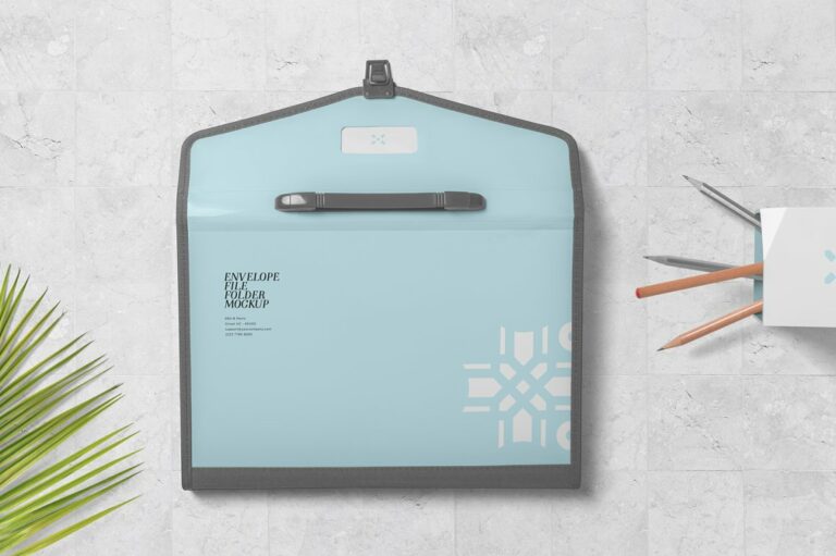 Envelope File Folder Mockups – MasterBundles