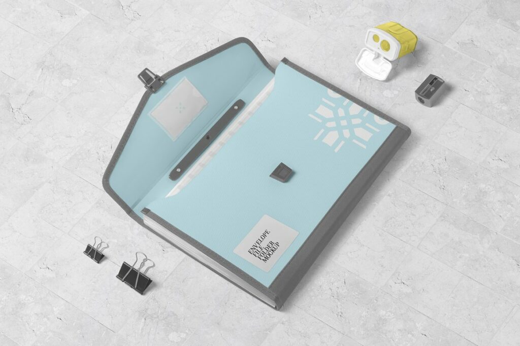 Envelope File Folder Mockups Masterbundles
