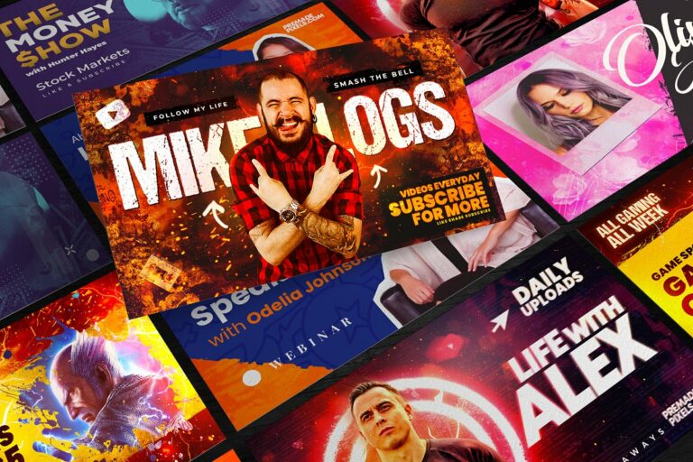 Epic Youtube Thumbnail Templates Set – MasterBundles