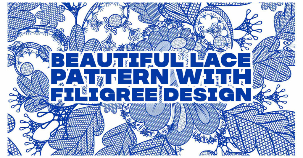 Beautiful Lace Pattern With Filigree Design – MasterBundles
