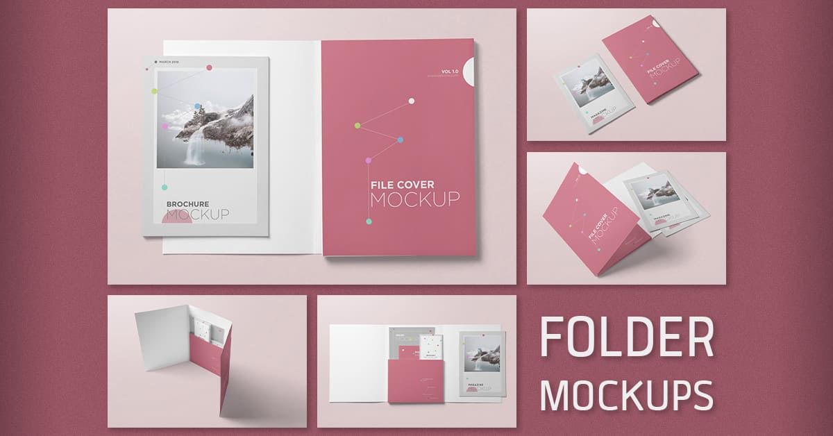 Folder Mockups – MasterBundles