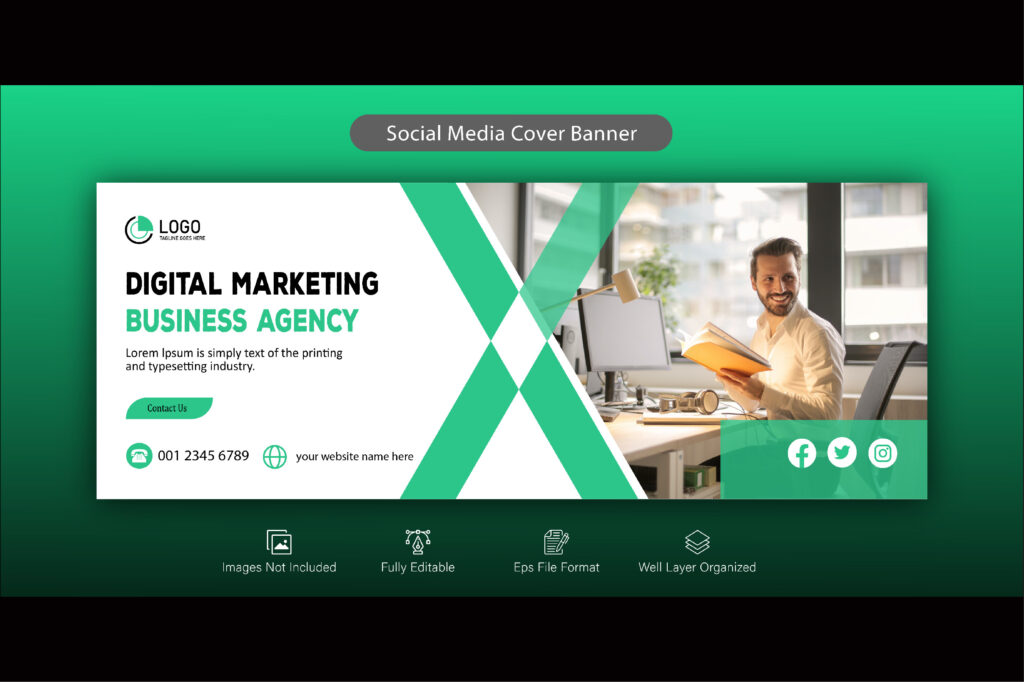 Facebook Cover Banner Design Bundle 01 - MasterBundles