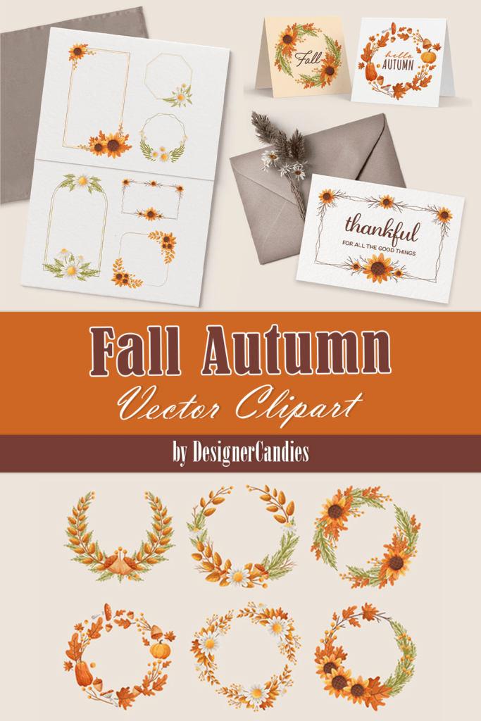 Fall Autumn Vector Clipart – MasterBundles