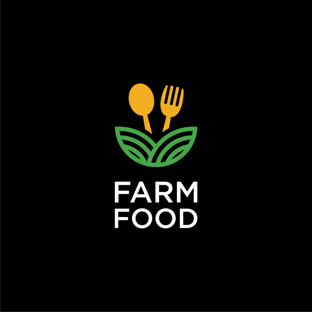 farm food logo design vector | MasterBundles
