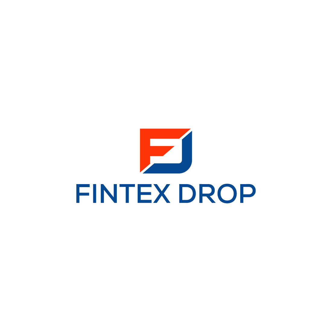 FD Letter Logo Design - MasterBundles