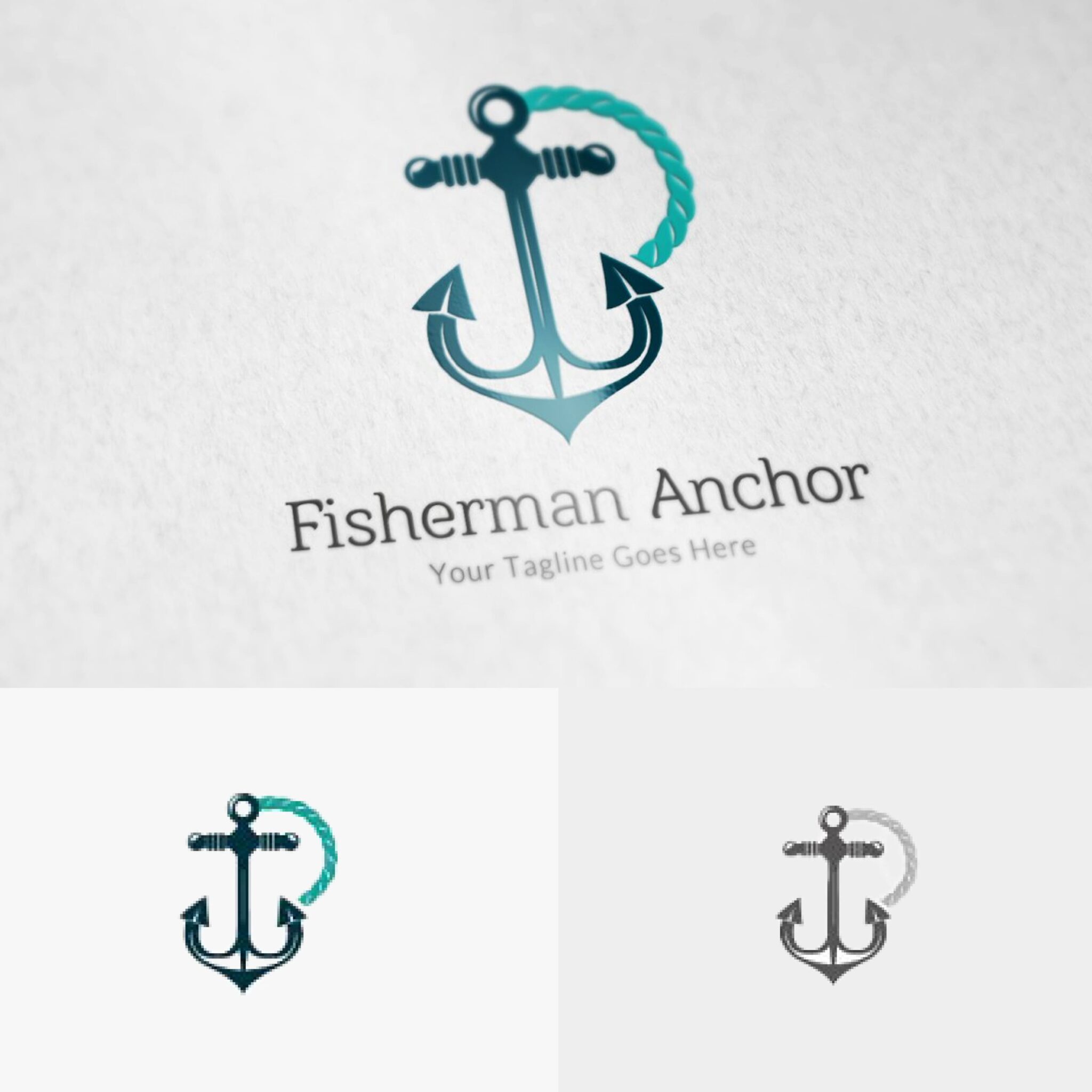 Fisherman Anchor Logo – MasterBundles