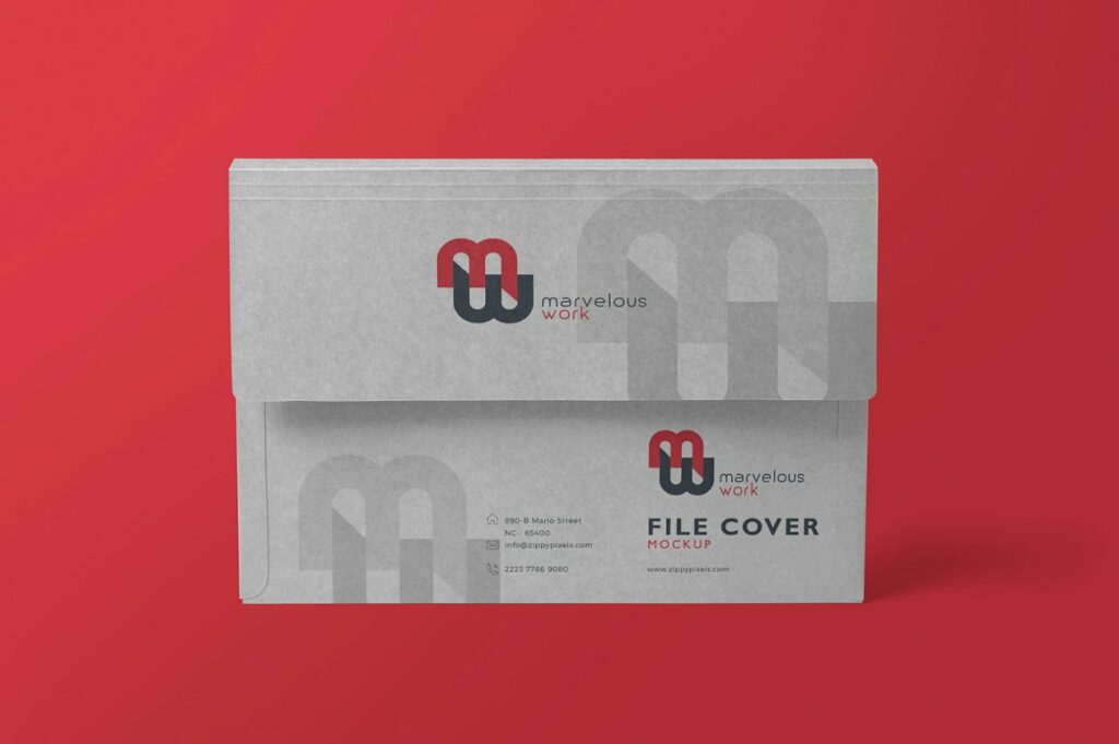 Flap Folder Mockups – MasterBundles