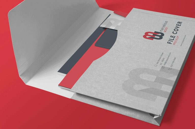 Flap Folder Mockups – MasterBundles
