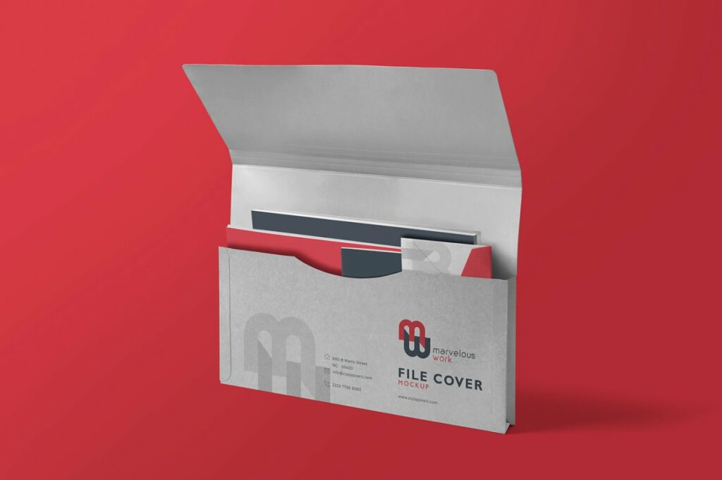 Flap Folder Mockups – MasterBundles