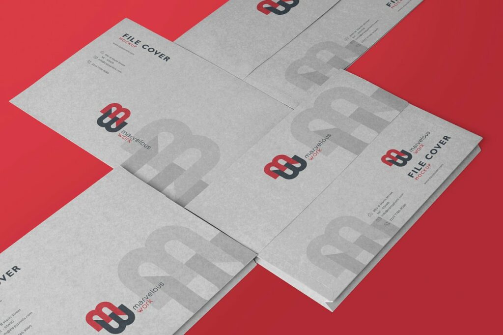 Flap Folder Mockups – MasterBundles