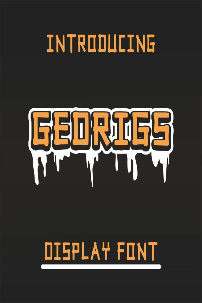 Gedrigs Font for Display - MasterBundles