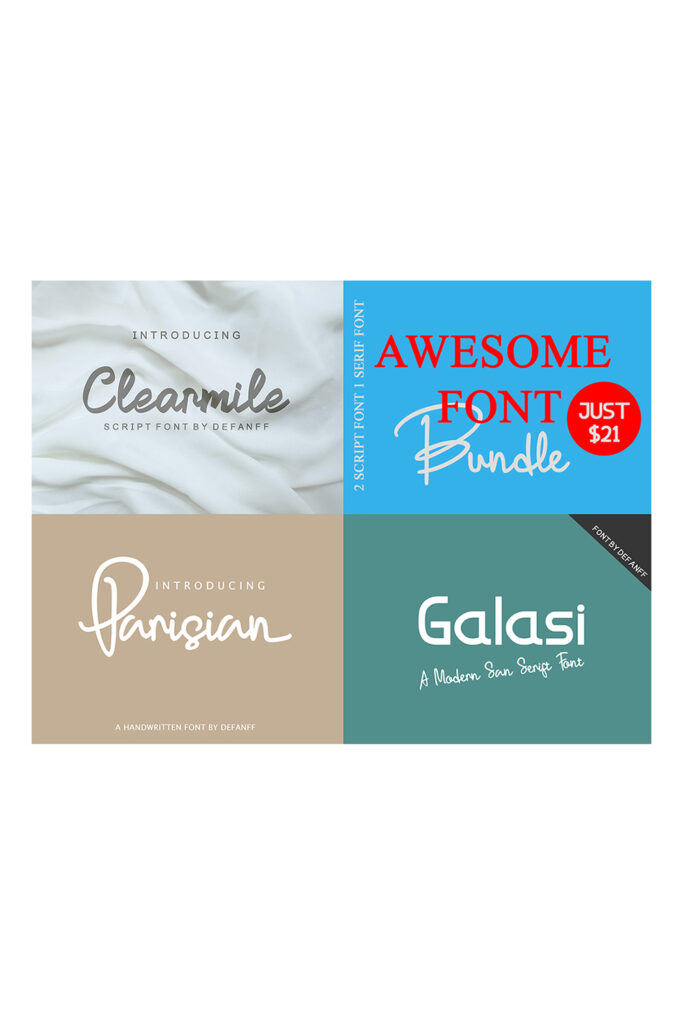 Awesome Font Bundle - MasterBundles