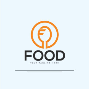 Letter F - Food Logo - MasterBundles