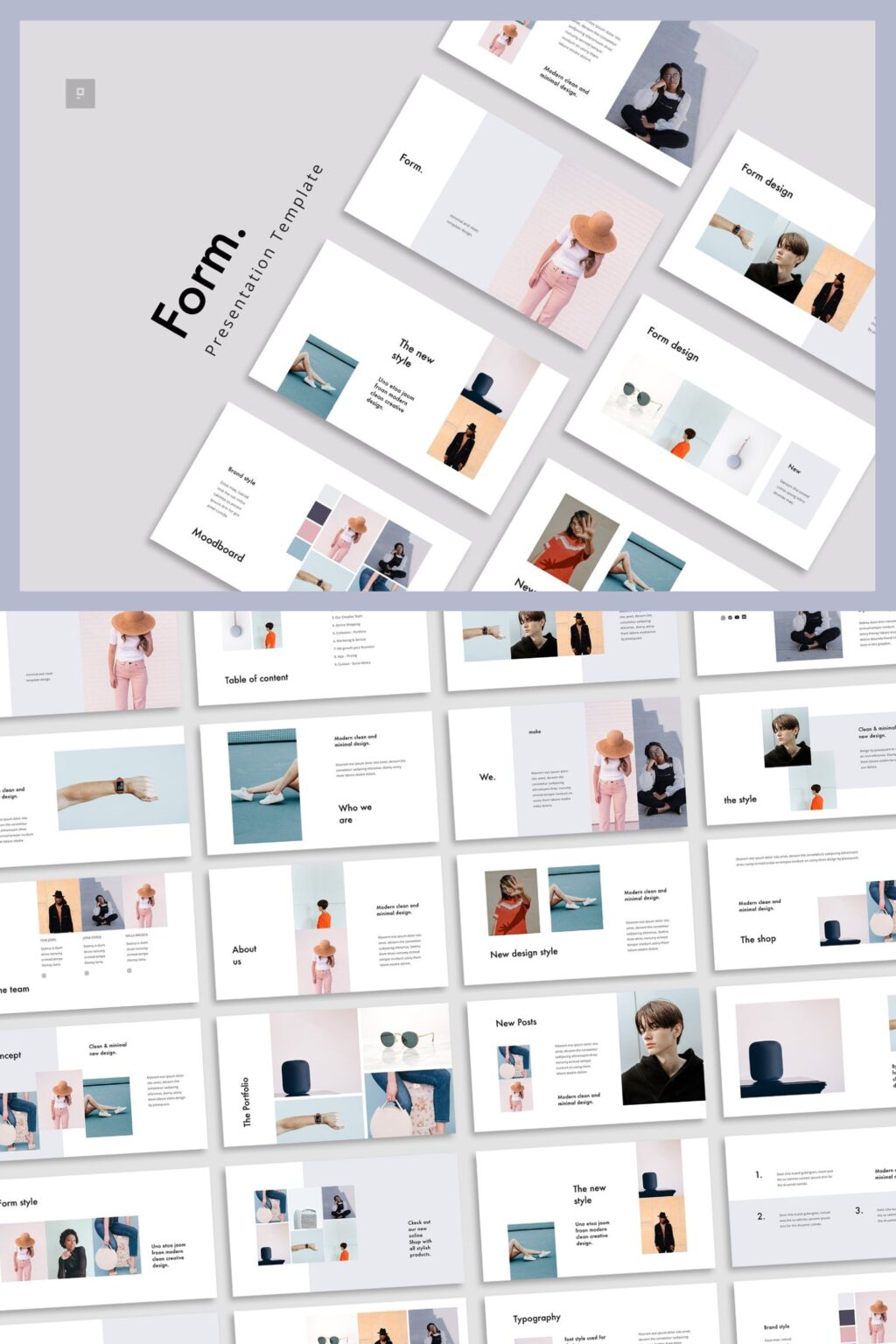 FORM - Google Slide Stylish Template – MasterBundles