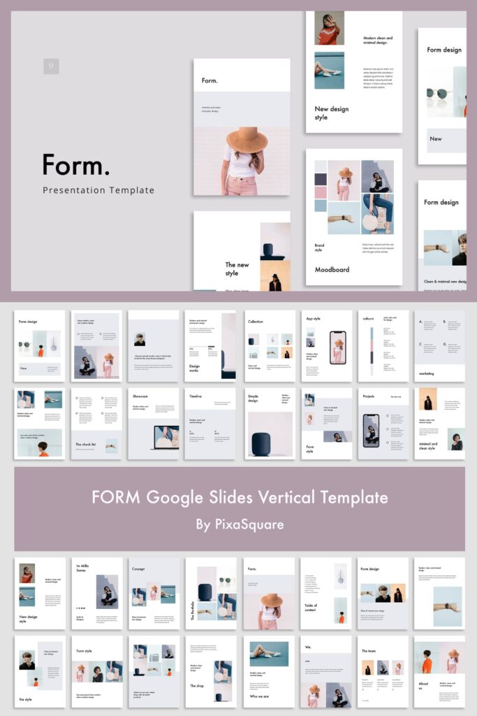 FORM Google Slides Vertical Template – MasterBundles