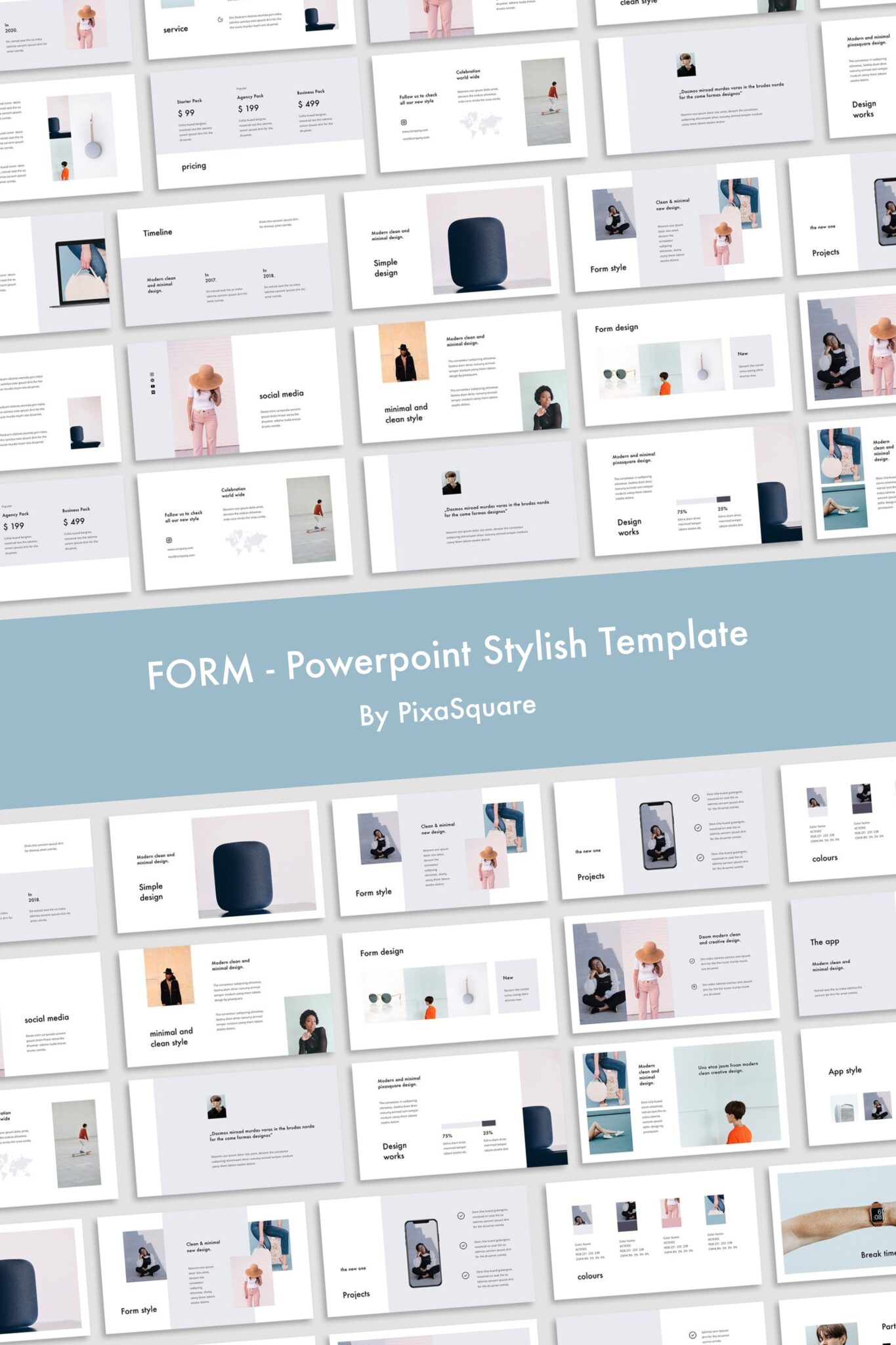 FORM - Powerpoint Stylish Template – MasterBundles