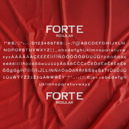 Forte Sans Serif Font - MasterBundles