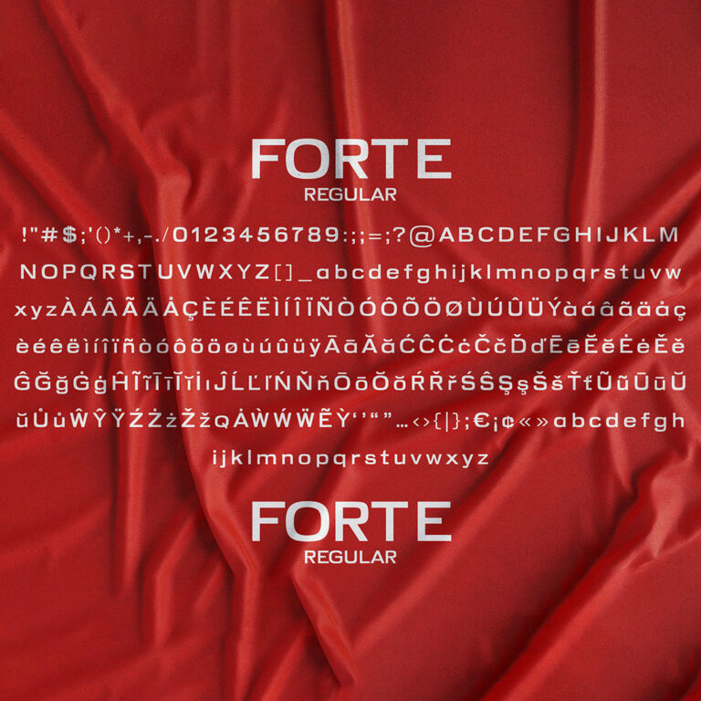 Forte Sans Serif Font - MasterBundles