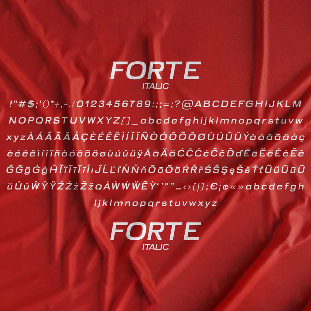 Forte Sans Serif Font - MasterBundles