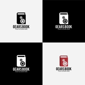 Gears Book Logo – MasterBundles