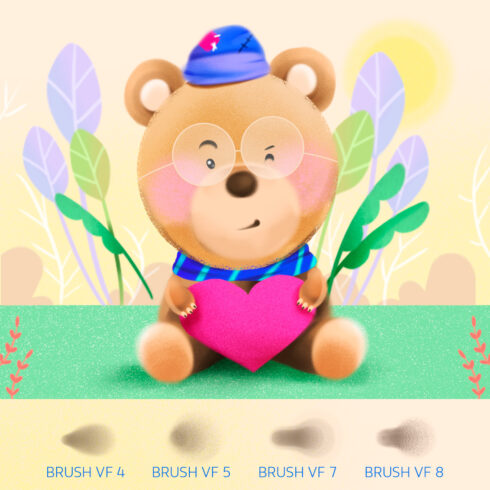 Grain artistic brushes for Procreate - MasterBundles