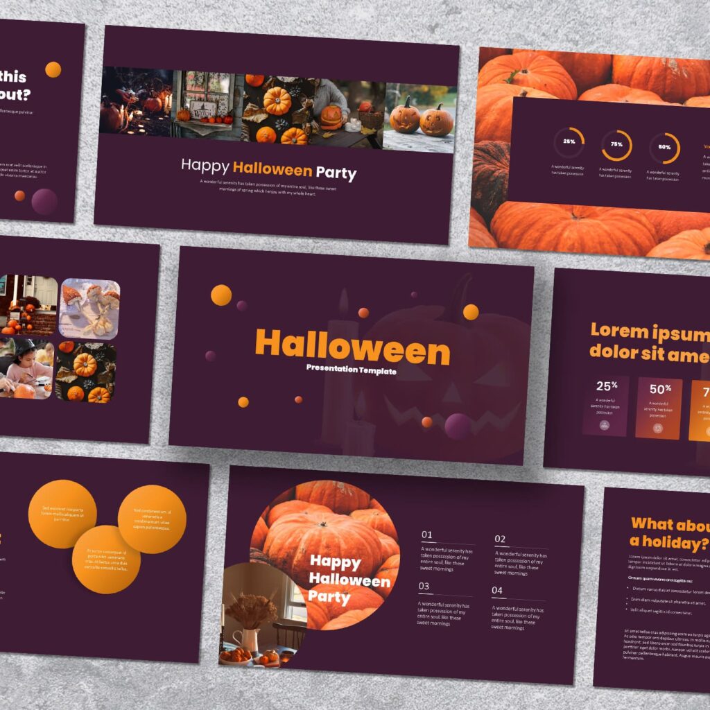 Halloween Presentation Template – MasterBundles