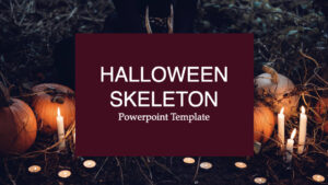 Halloween Skeleton Powerpoint Template – MasterBundles