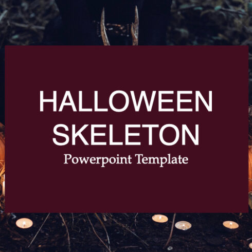 Halloween Skeleton Powerpoint Template | Master Bundles