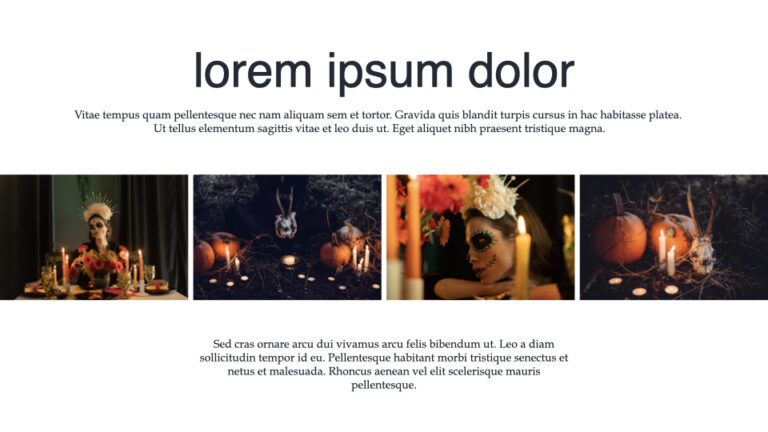 Halloween Skeleton Powerpoint Template – MasterBundles