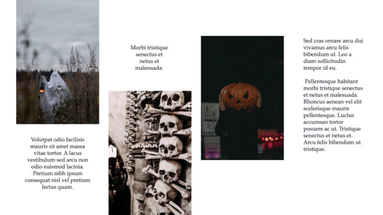 Halloween Skeleton Powerpoint Template – MasterBundles