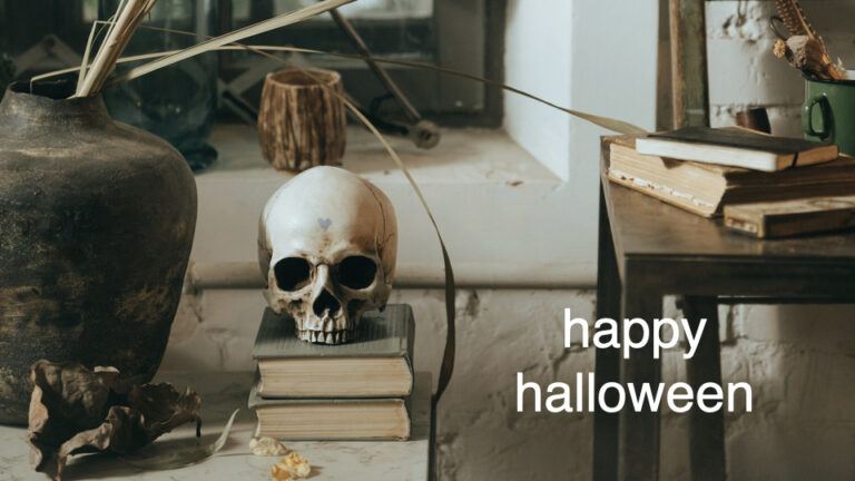 Halloween Skeleton Powerpoint Template – MasterBundles