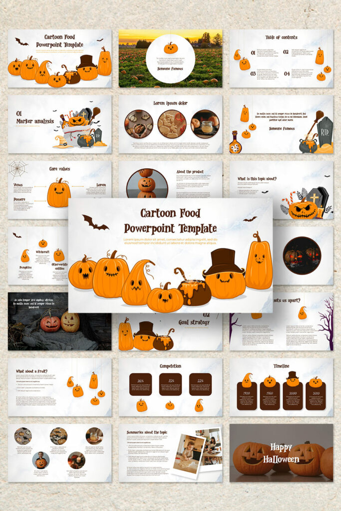 Halloween Trivia Powerpoint Template – MasterBundles