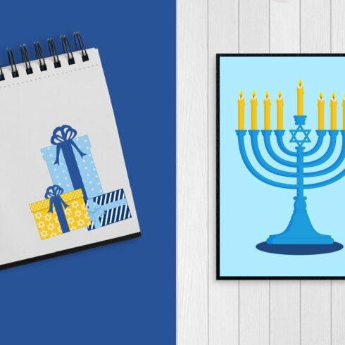 Hanukkah Clipart, Grahics, Illustrations AMB-1535 | Master Bundles