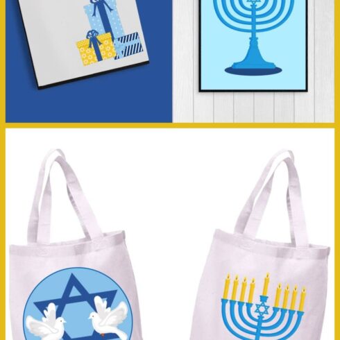 Hanukkah Clipart, Grahics, Illustrations AMB-1535 | Master Bundles