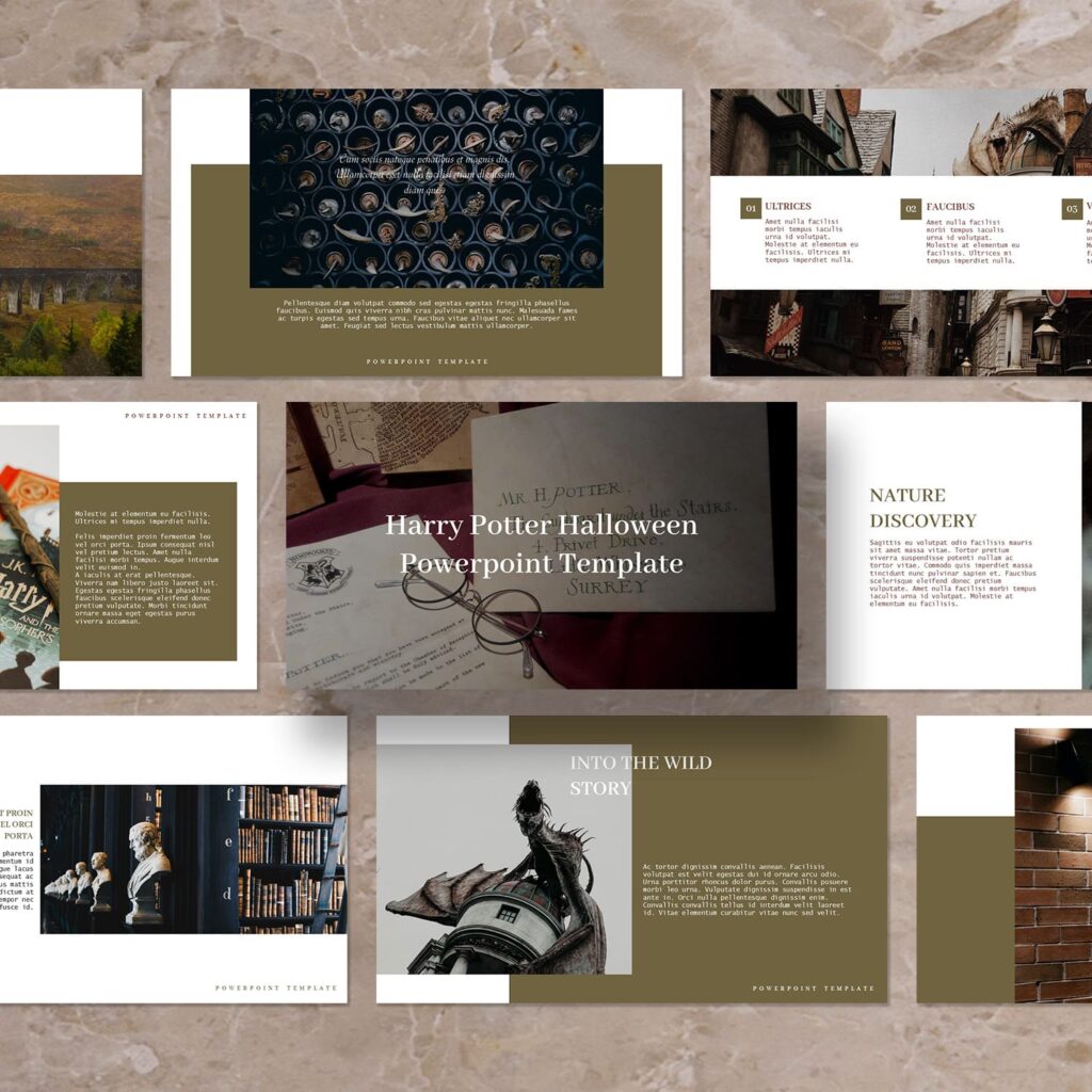 Harry Potter Halloween Powerpoint Template – MasterBundles