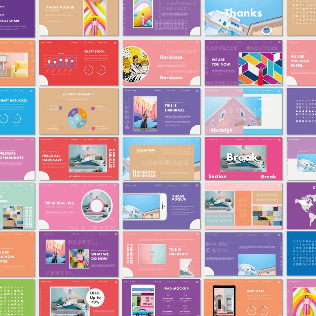 HARUKAZE Pastel Powerpoint Template – MasterBundles
